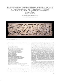 Saevum facinus. Estilo, genealogía y sacrificio en el arte románico español